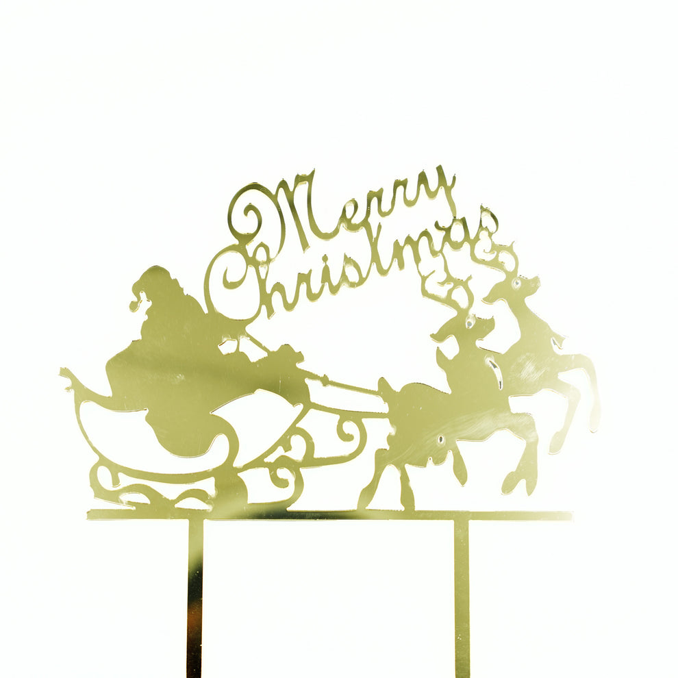 Merry Christmas Santa Cake Topper – The Cake High